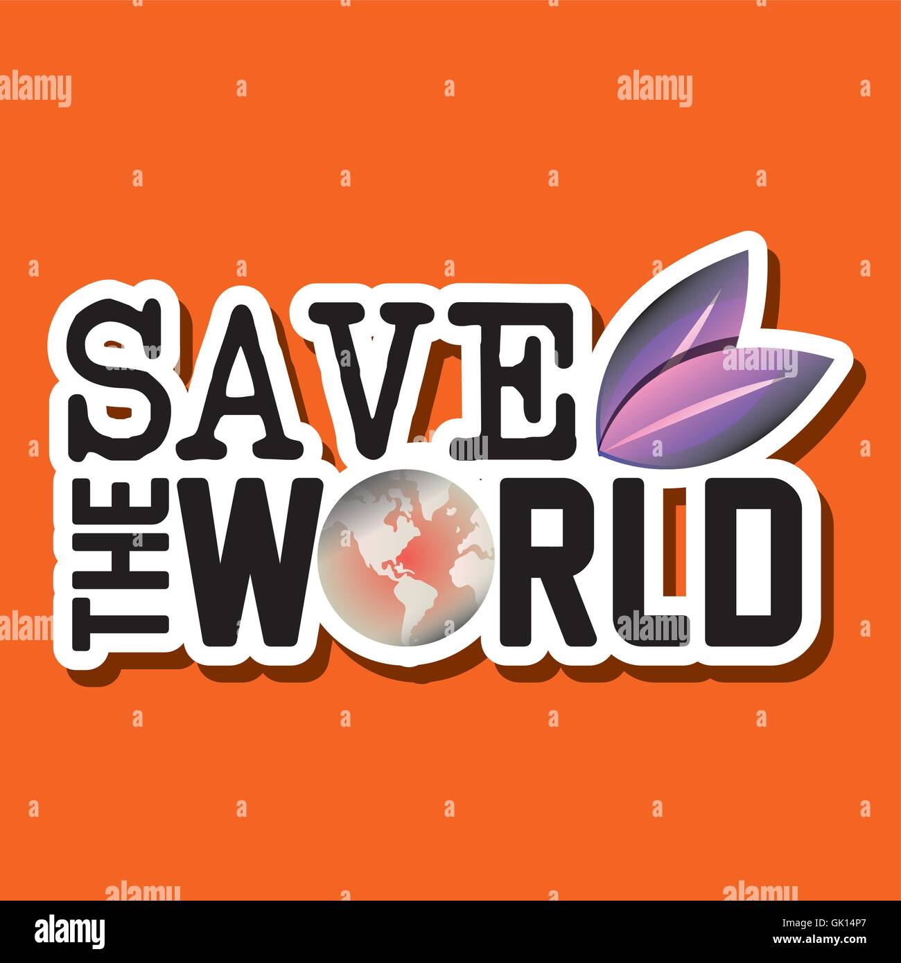Save world design, vector illustration Stock Vector Image & Art - Alamy