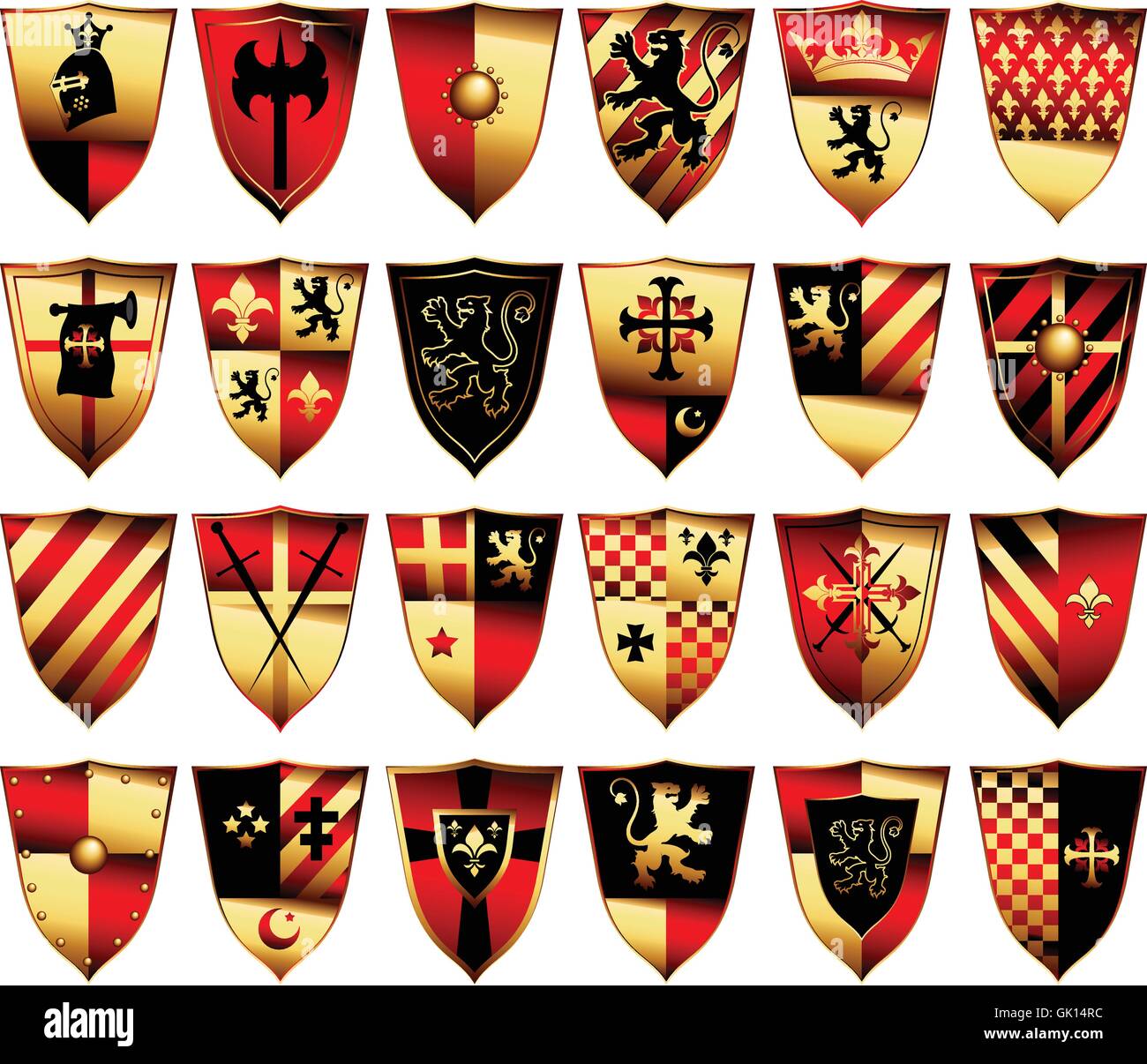 Medieval crusade cross Stock Vector Images - Alamy