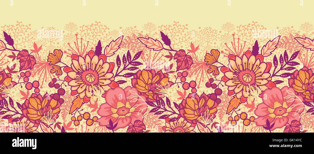 Vibrant orange horizontal border Stock Vector Images - Alamy