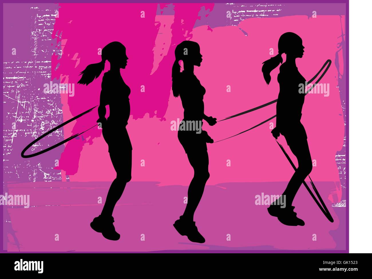 Jump skipping rope hi-res stock photography and images - Alamy