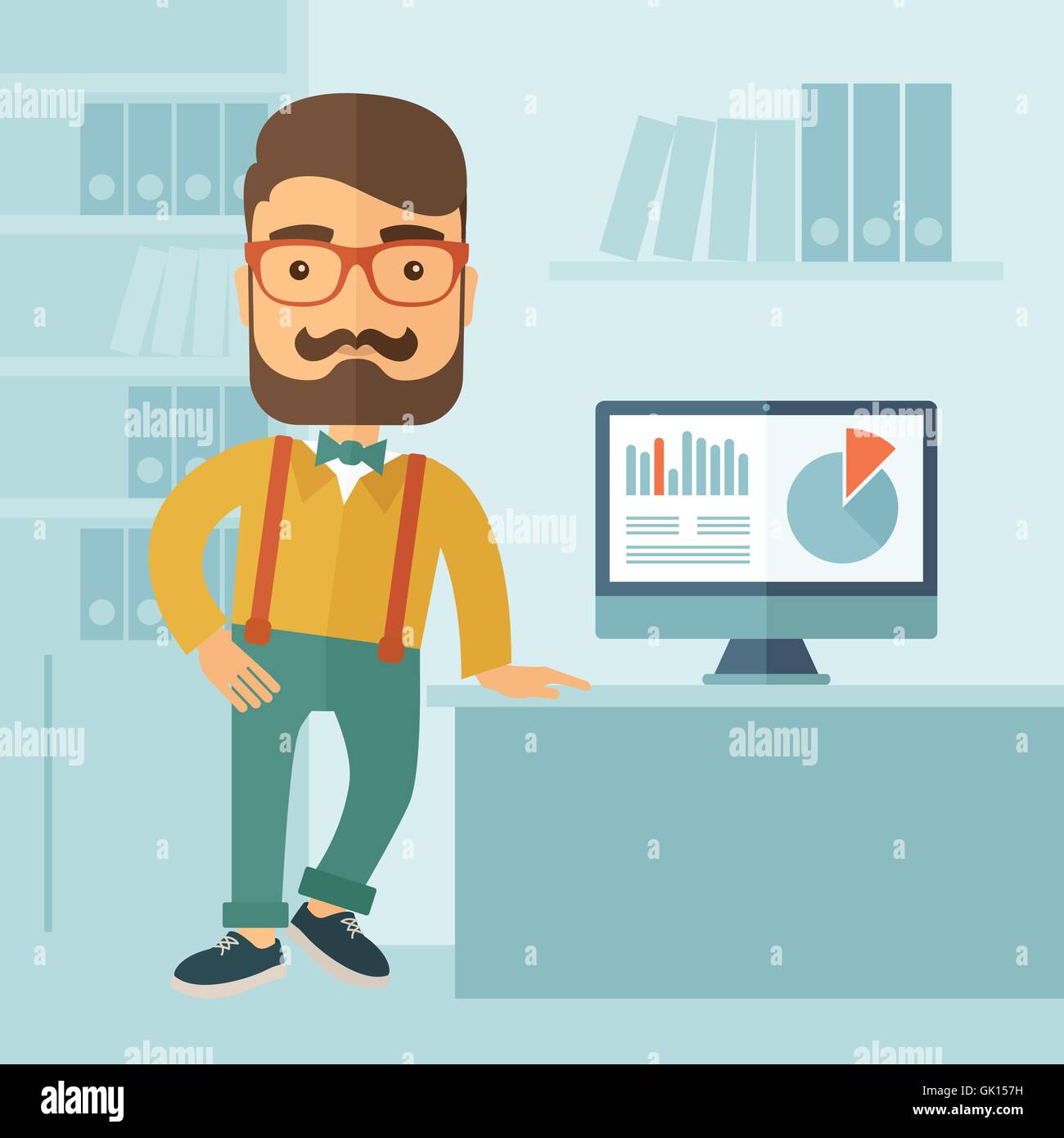 Successful presentation Stock Vector Images - Alamy