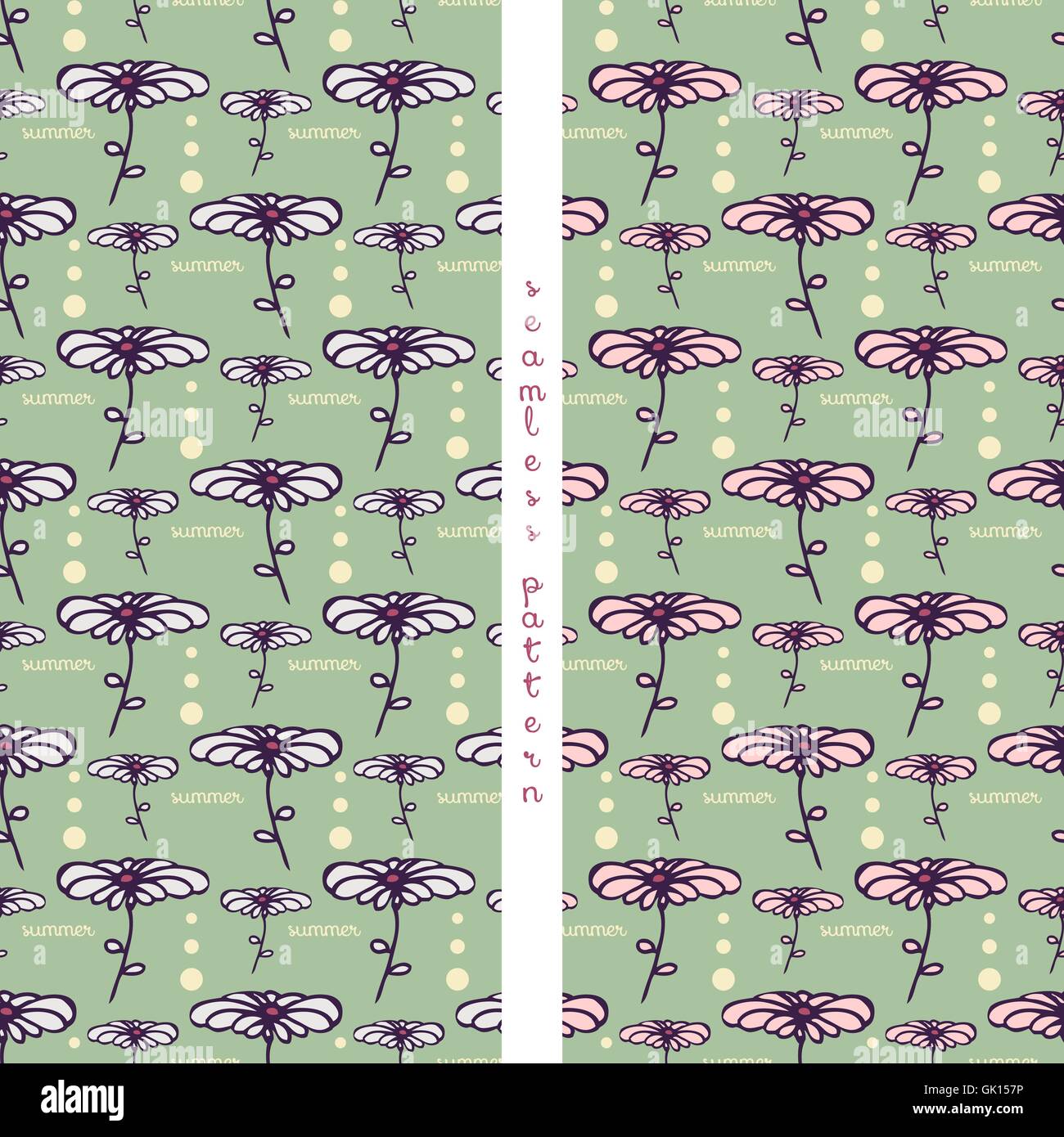 set of seamless pattern Stock Vector Image & Art - Alamy