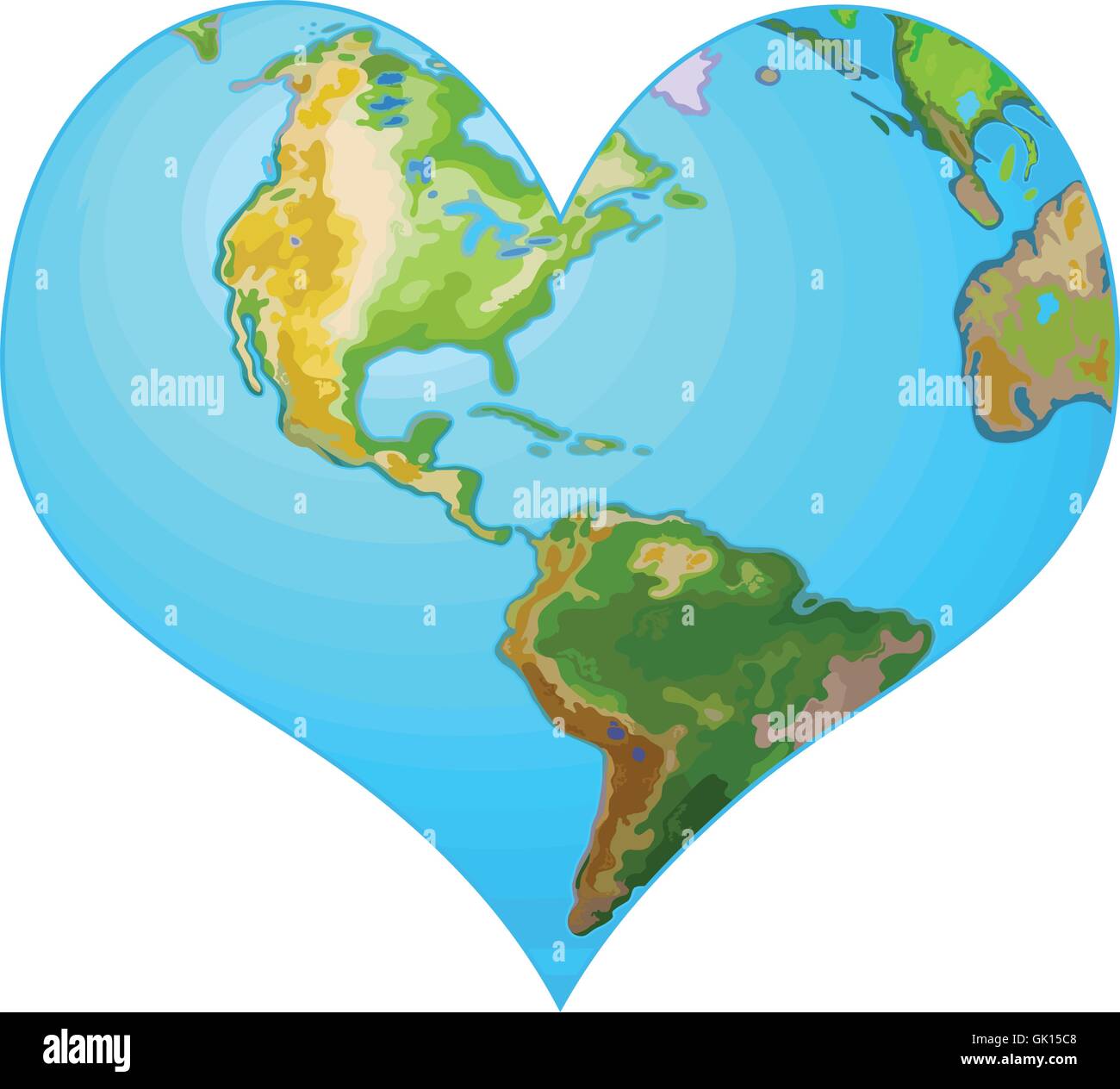 Planet earth symbol nature Stock Vector Images - Alamy