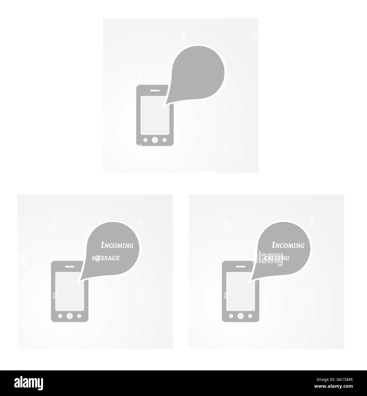 Phone icon eps Black and White Stock Photos & Images - Alamy
