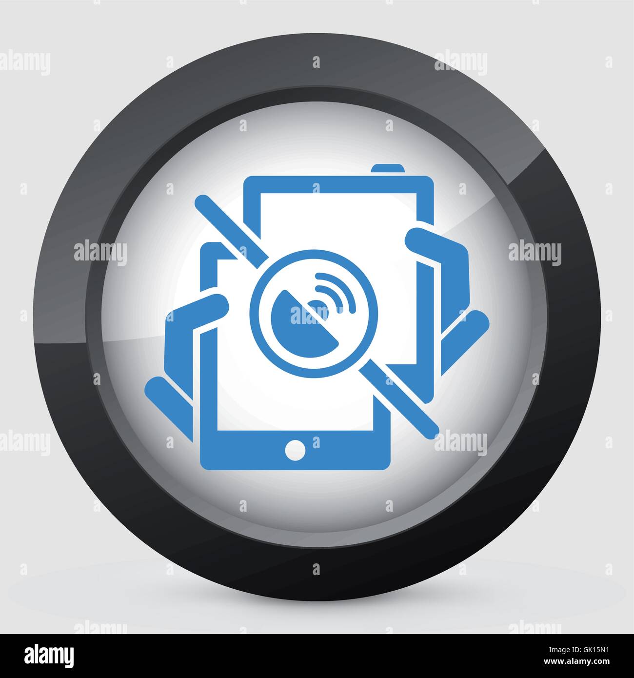 Mobile connection icon Stock Vector Image & Art - Alamy