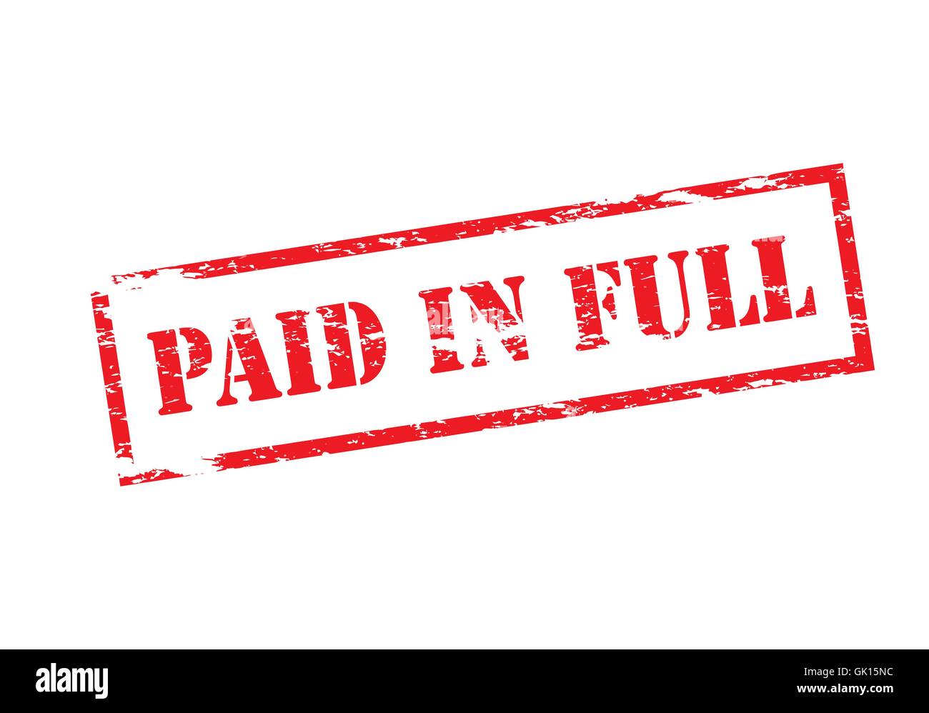 Paid in full Cut Out Stock Images & Pictures - Alamy