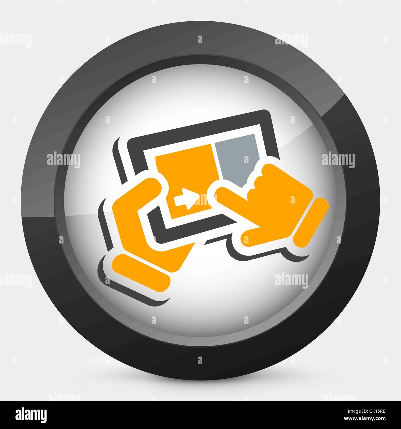 Slide touch screen Stock Vector Image & Art - Alamy