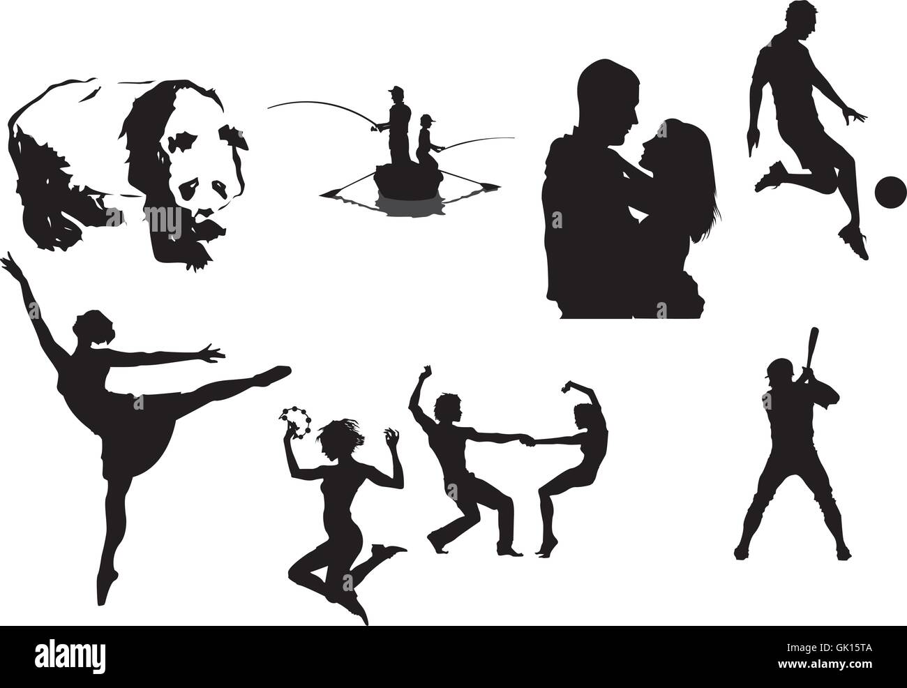 Random people Stock Vector Images - Alamy