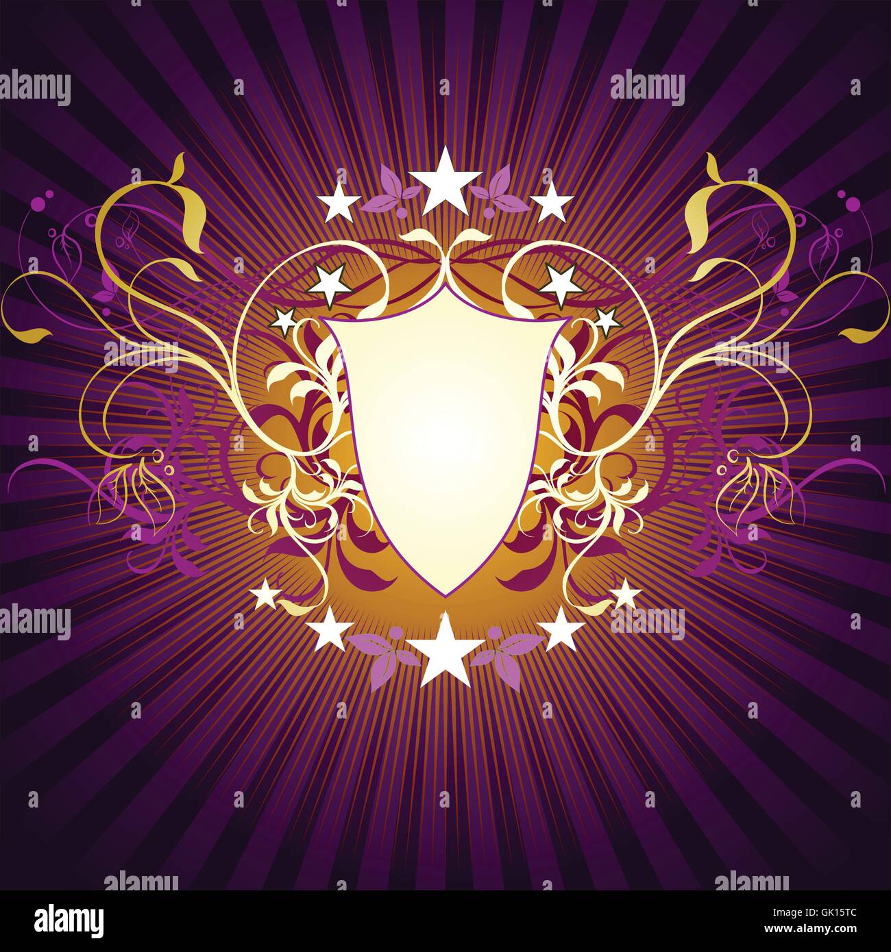 ornamental shield background Stock Vector Image & Art - Alamy