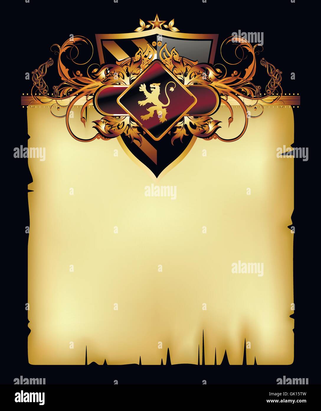 paper background with shield Stock Vector Image & Art - Alamy