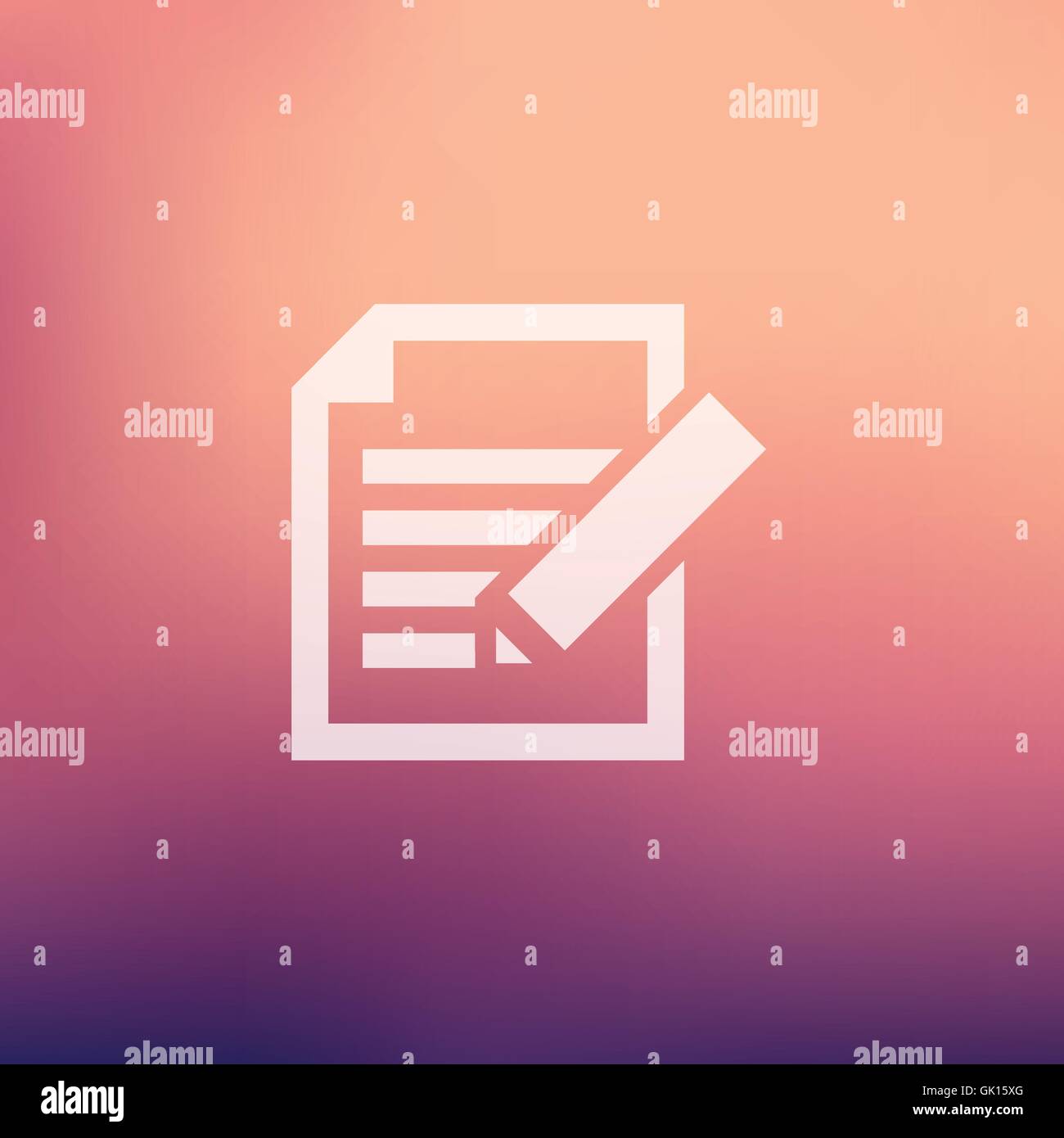 Taking Notes in flat style icon Stock Vector Image & Art - Alamy