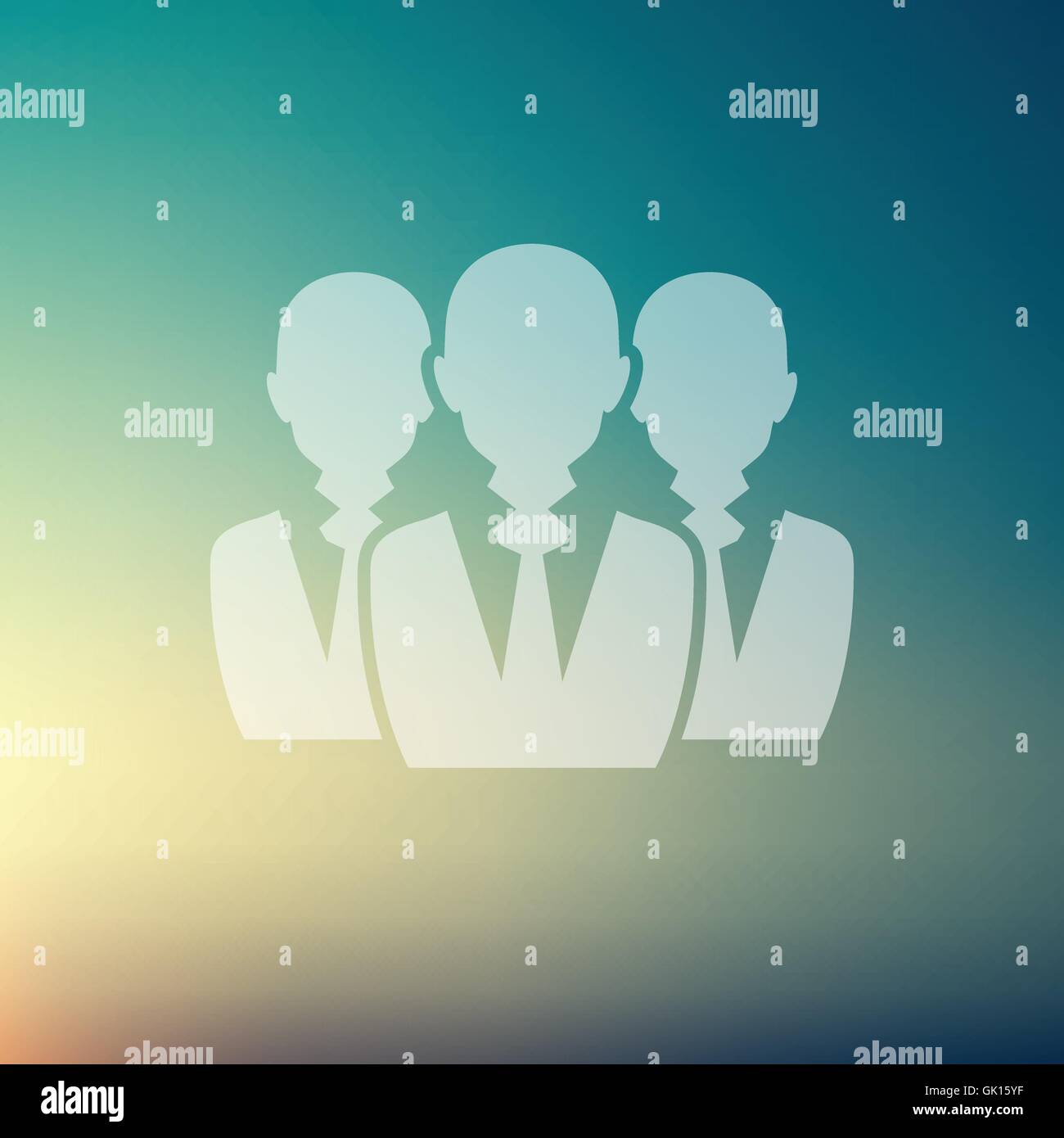 Three men in flat style icon Stock Vector Image & Art - Alamy