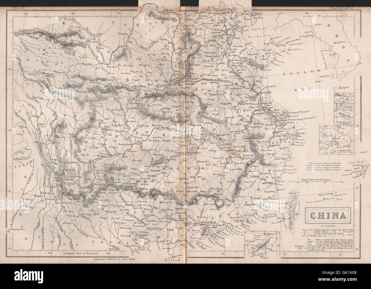 China maps hi-res stock photography and images - Alamy