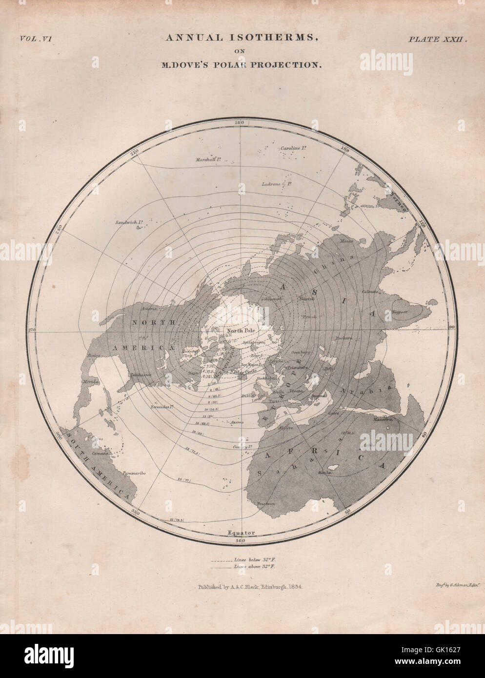 Northern hemisphere map hi-res stock photography and images - Alamy