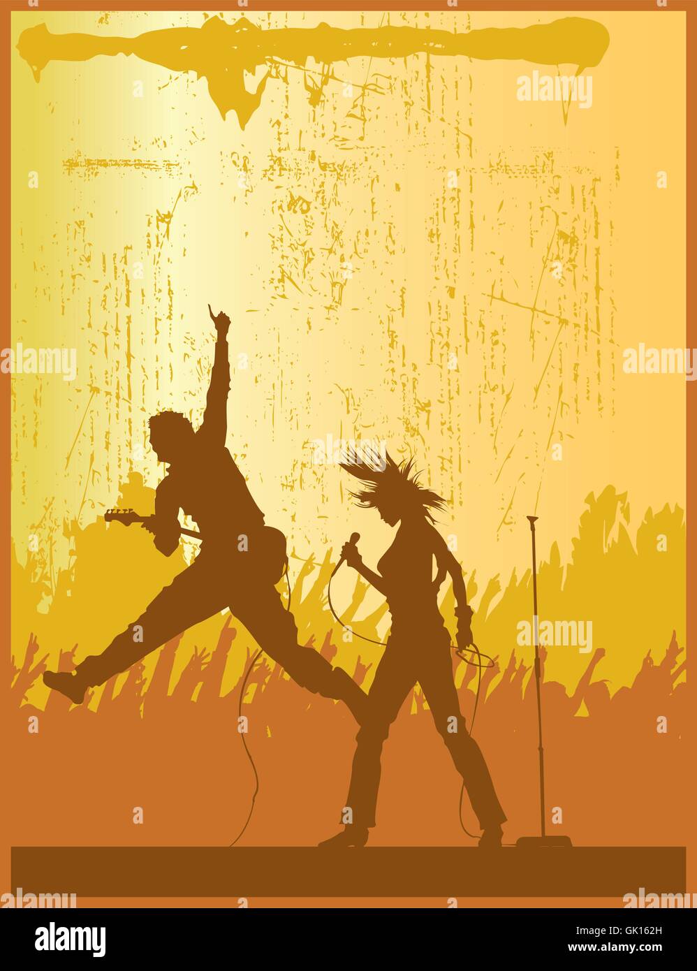 Rock and roll band Stock Vector Images - Alamy
