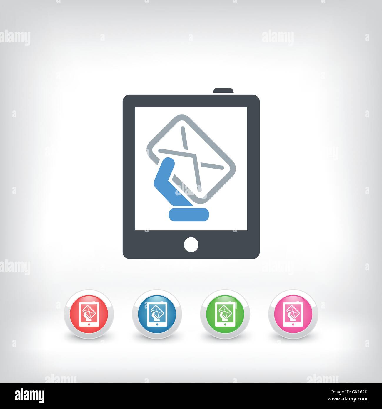 New message computer screen Stock Vector Images - Alamy