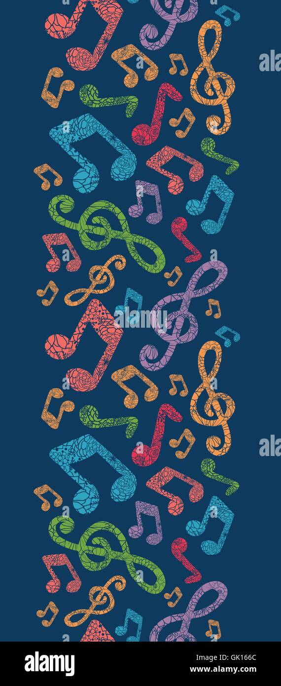 Music notes border musical background hi-res stock photography and ...