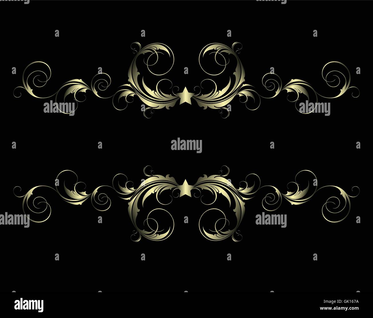 Ornate banner Stock Vector Images - Alamy