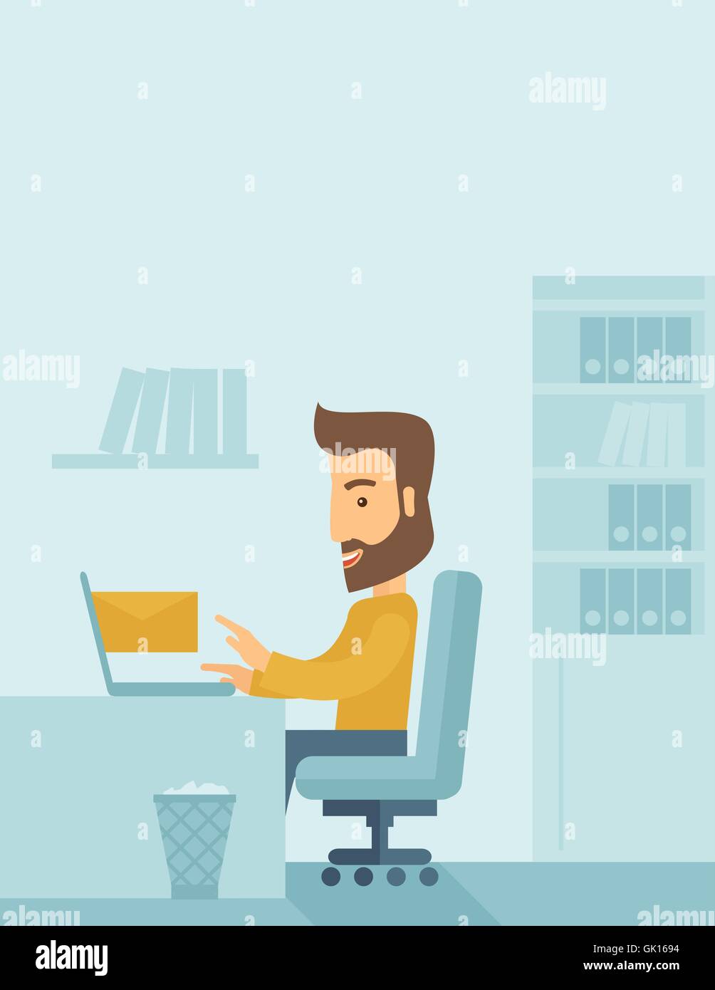 Computer chat room student Stock Vector Images - Alamy