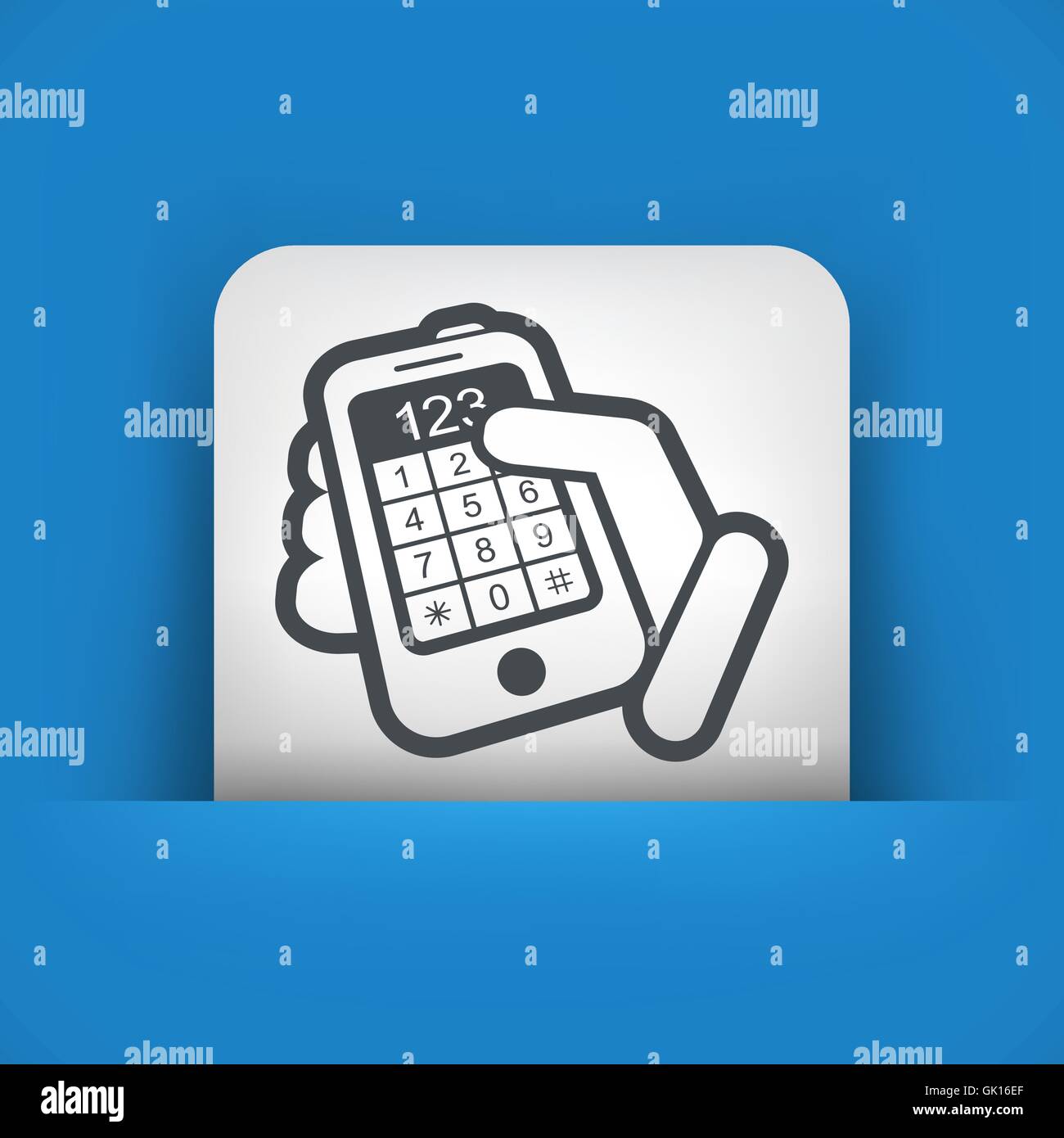Phone keypad numbers Stock Vector Image & Art - Alamy