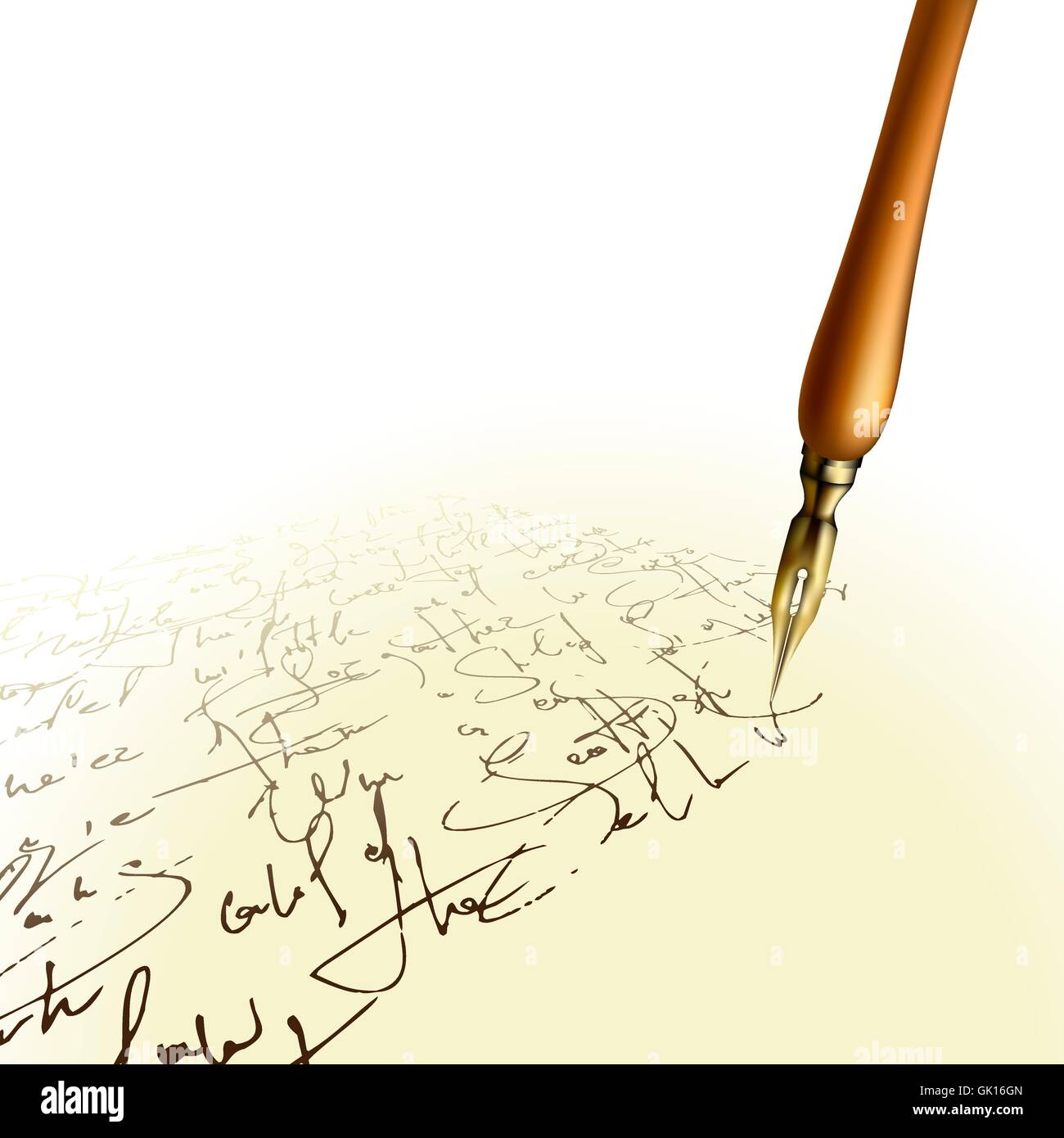 pen and paper Stock Vector Image & Art - Alamy