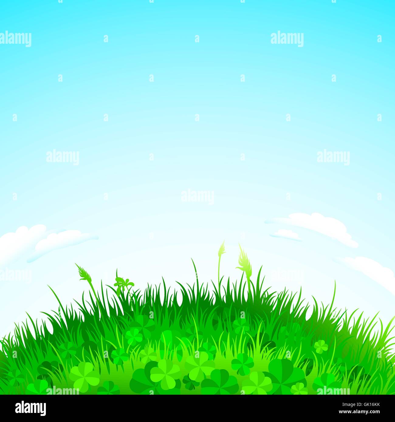 Field light blue wild Stock Vector Images - Alamy