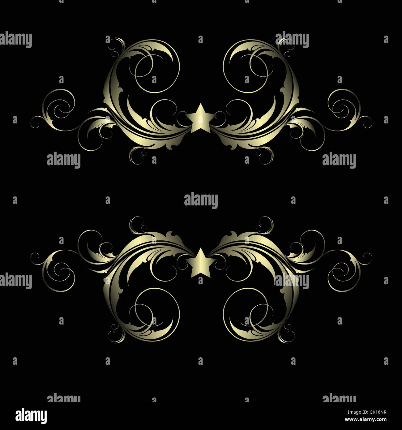 Ornate banner Stock Vector Images - Alamy