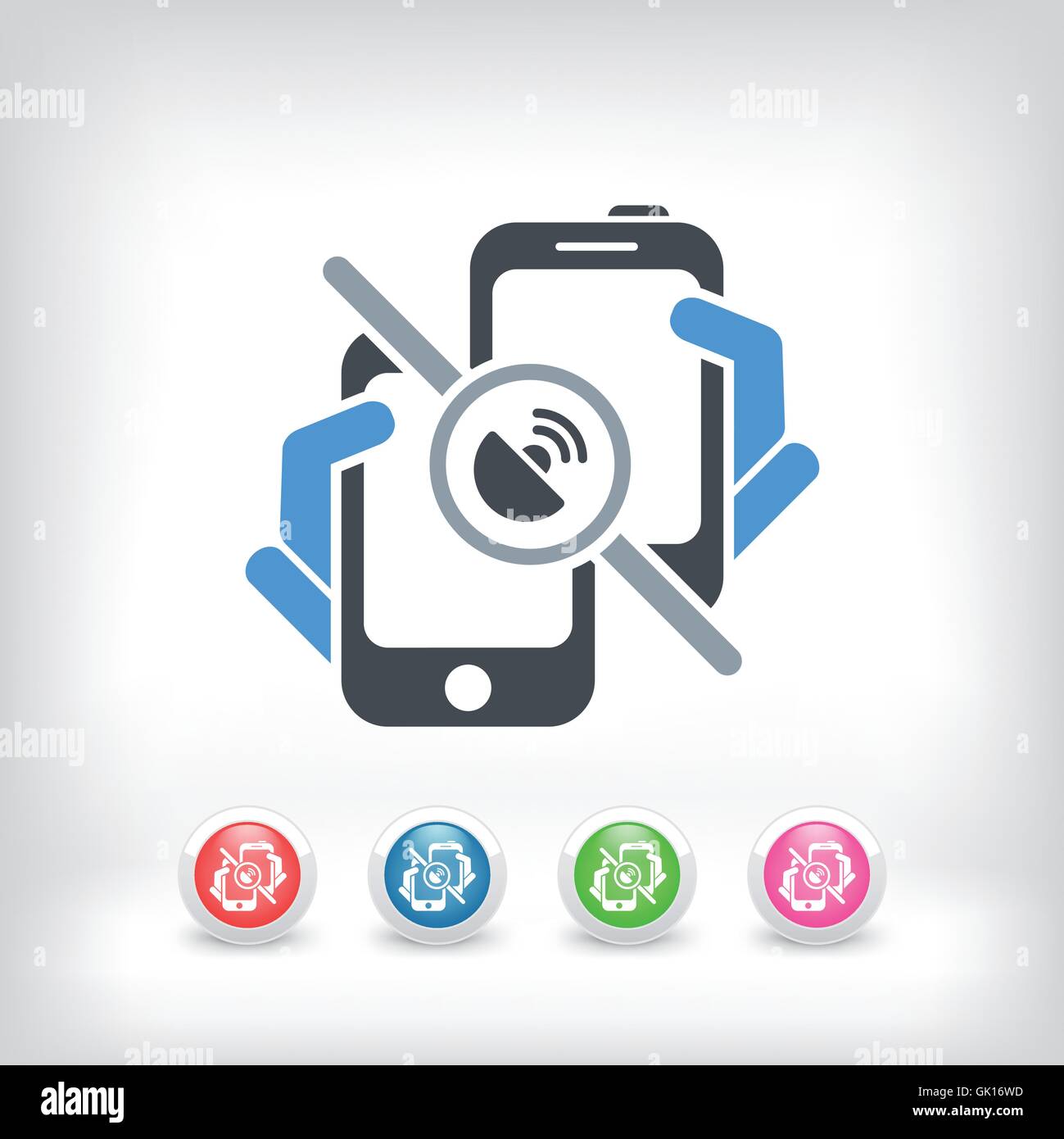 Mobile connection icon Stock Vector Image & Art - Alamy