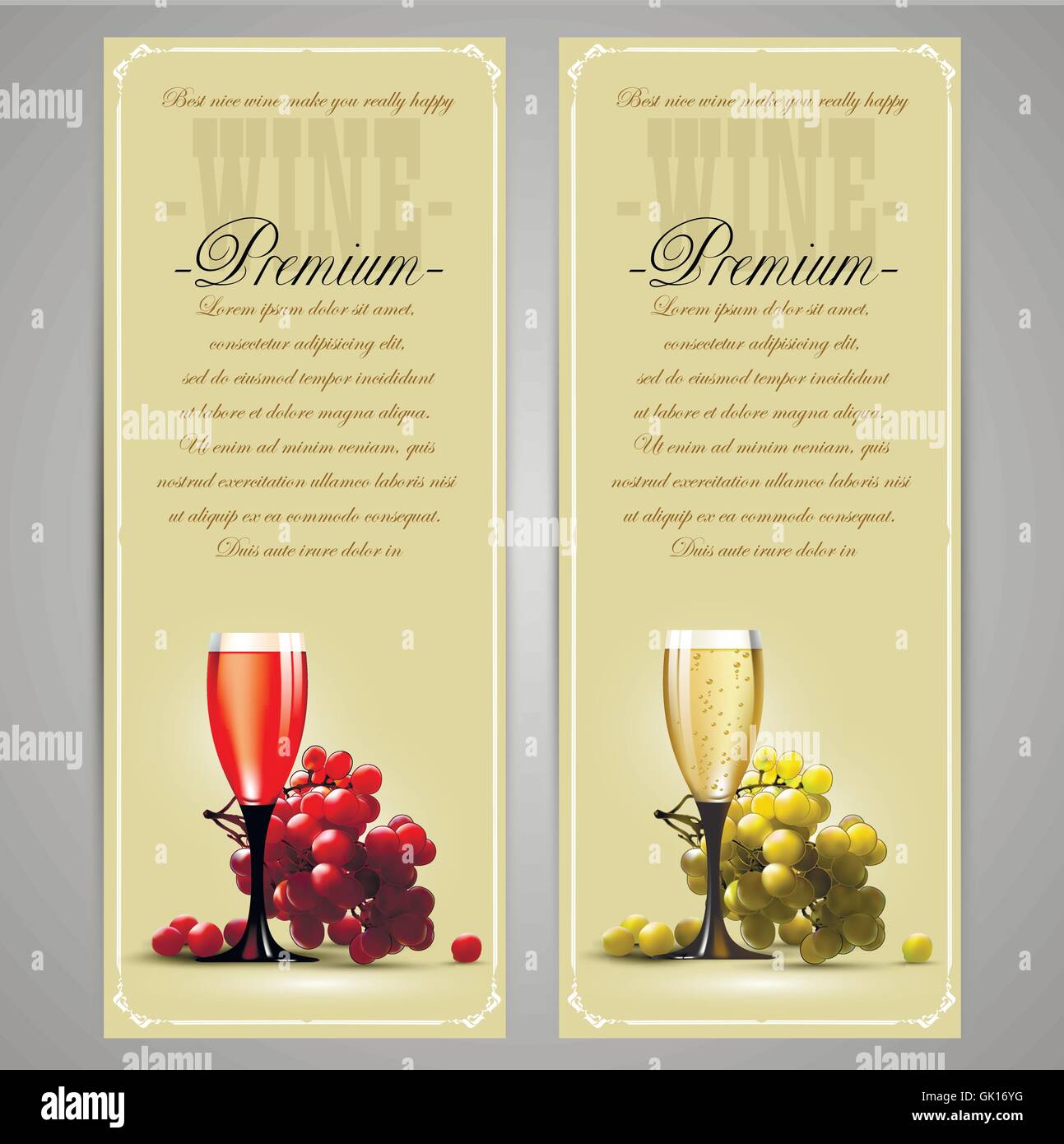 set of wine labels Stock Vector Image & Art - Alamy