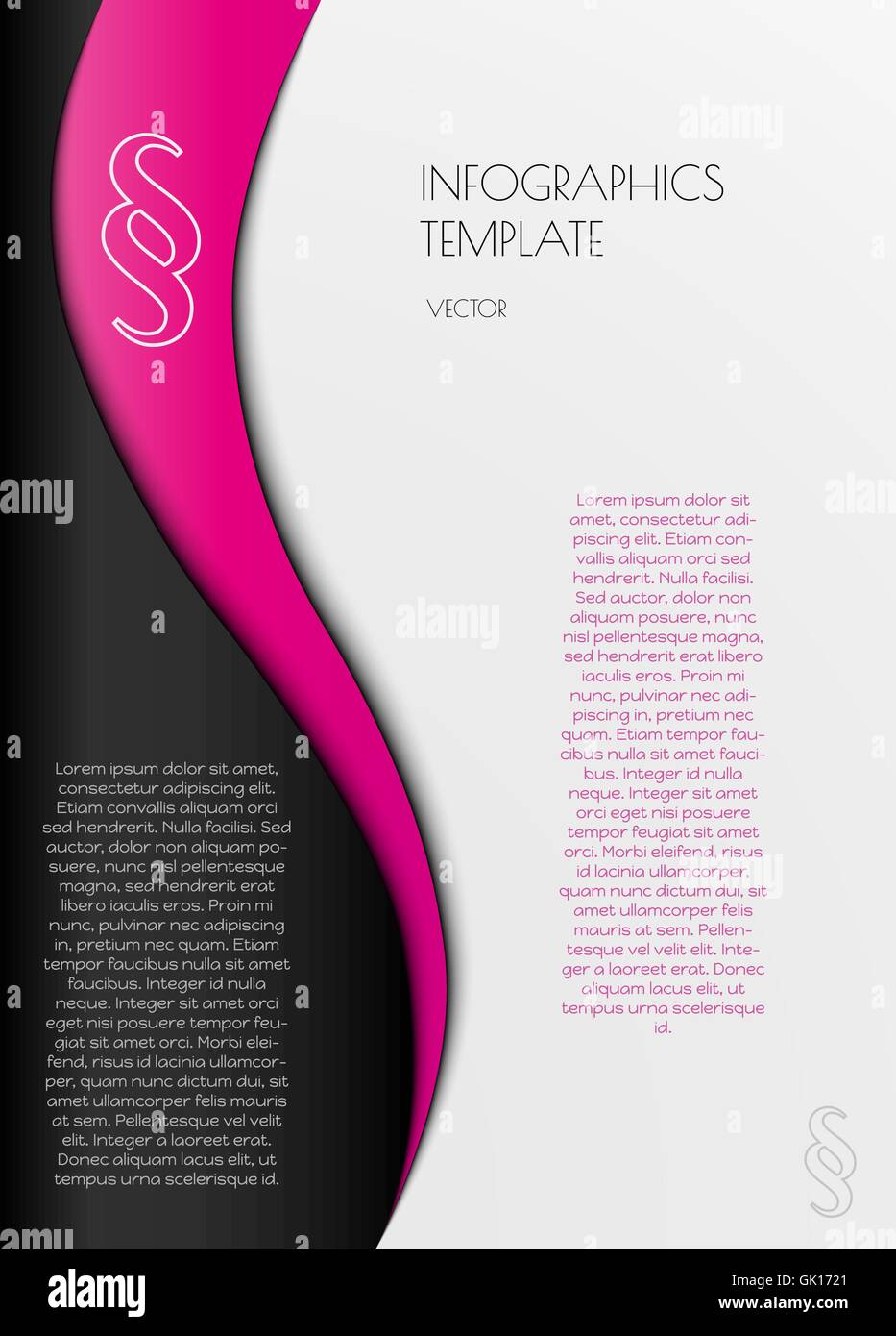 infographics with paragraph symbol Stock Vector Image & Art - Alamy