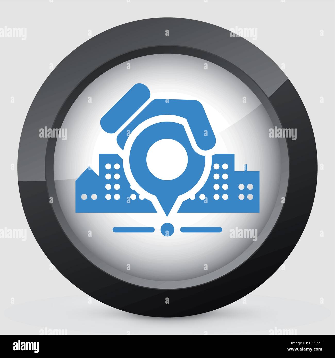 City map icon Stock Vector Image & Art - Alamy