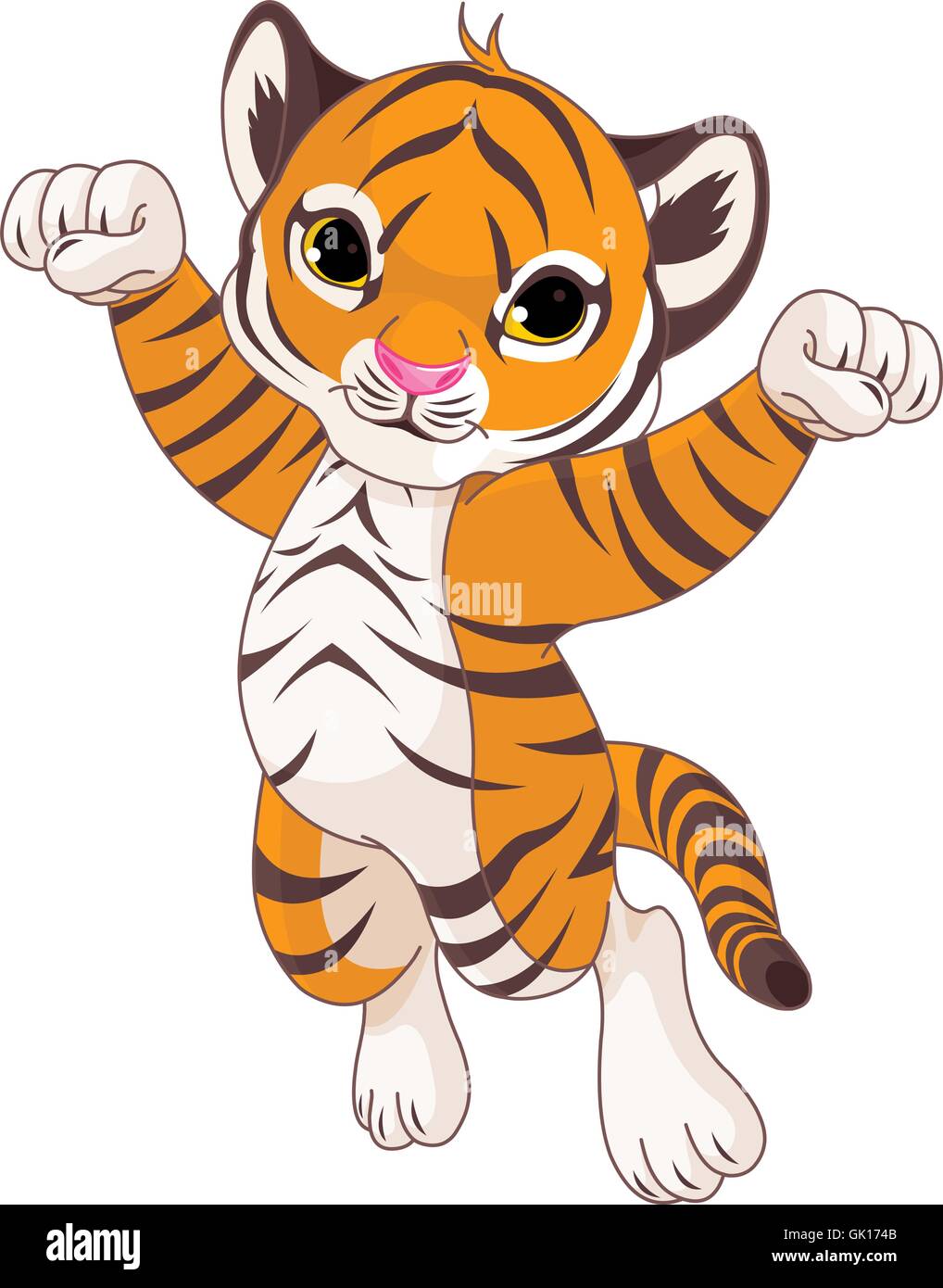 Tiger greeting Stock Vector Images - Alamy