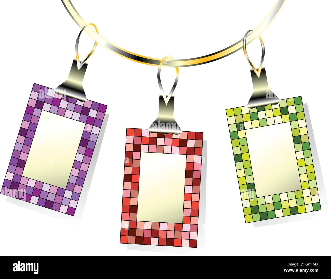 Purple square paper word hi-res stock photography and images - Alamy