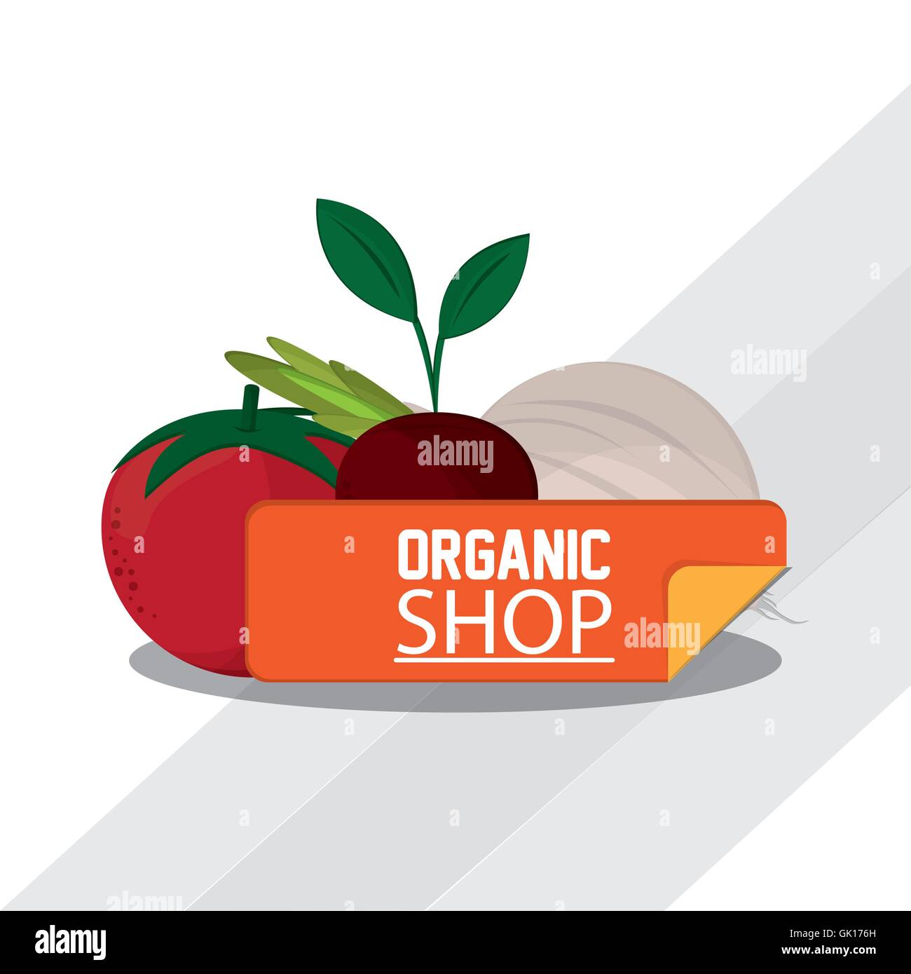 Organic shop design Stock Vector Image & Art - Alamy