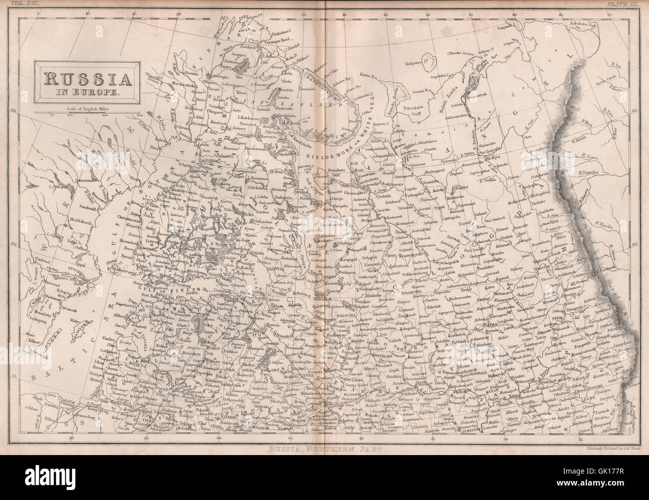 Finland russia map hi-res stock photography and images - Alamy