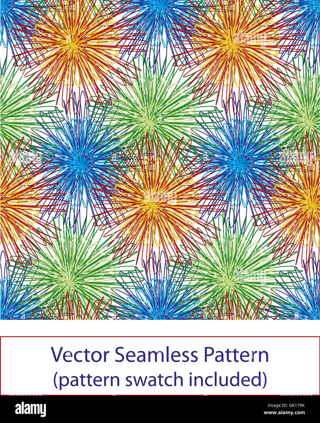 Seamless fireworks illustration hi-res stock photography and images - Alamy