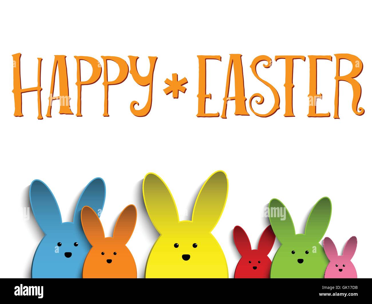 White rabbit family Stock Vector Images - Alamy