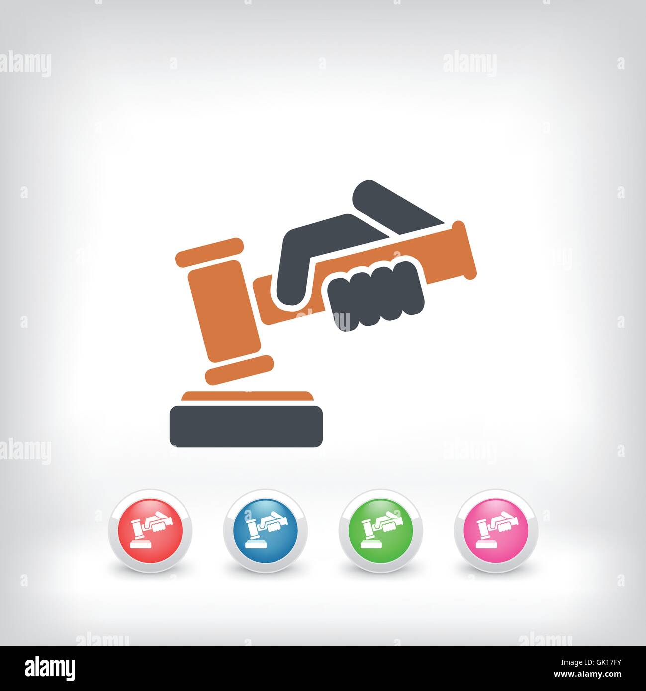 Hammer judge icon Stock Vector Image & Art - Alamy