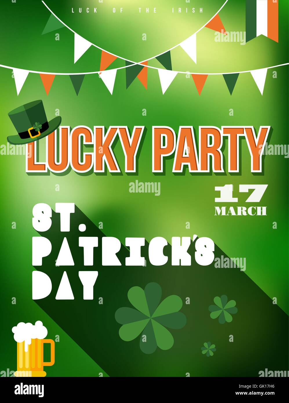 Irish poster Stock Vector Images - Alamy