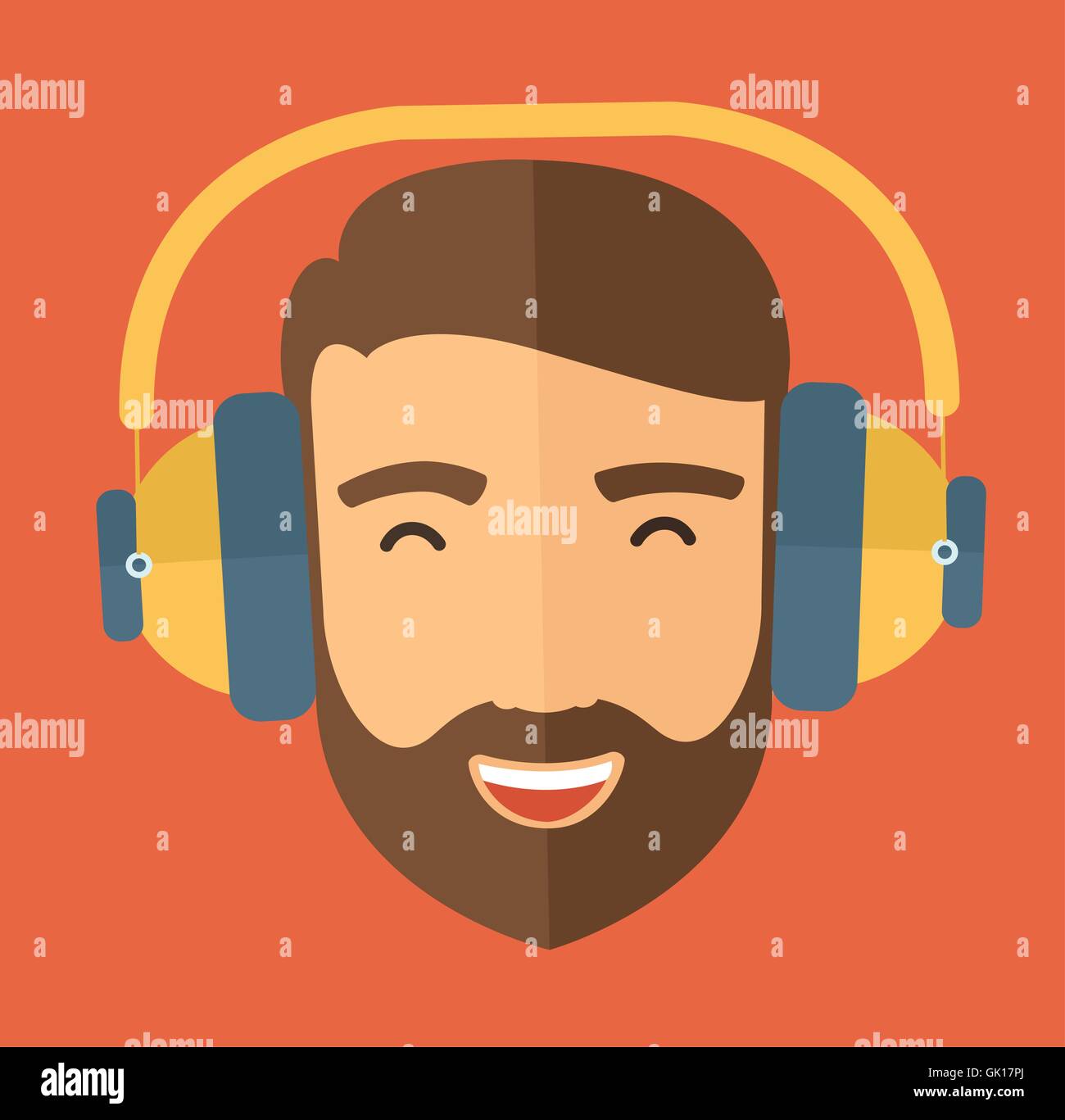 Listen to music Stock Vector Image & Art - Alamy