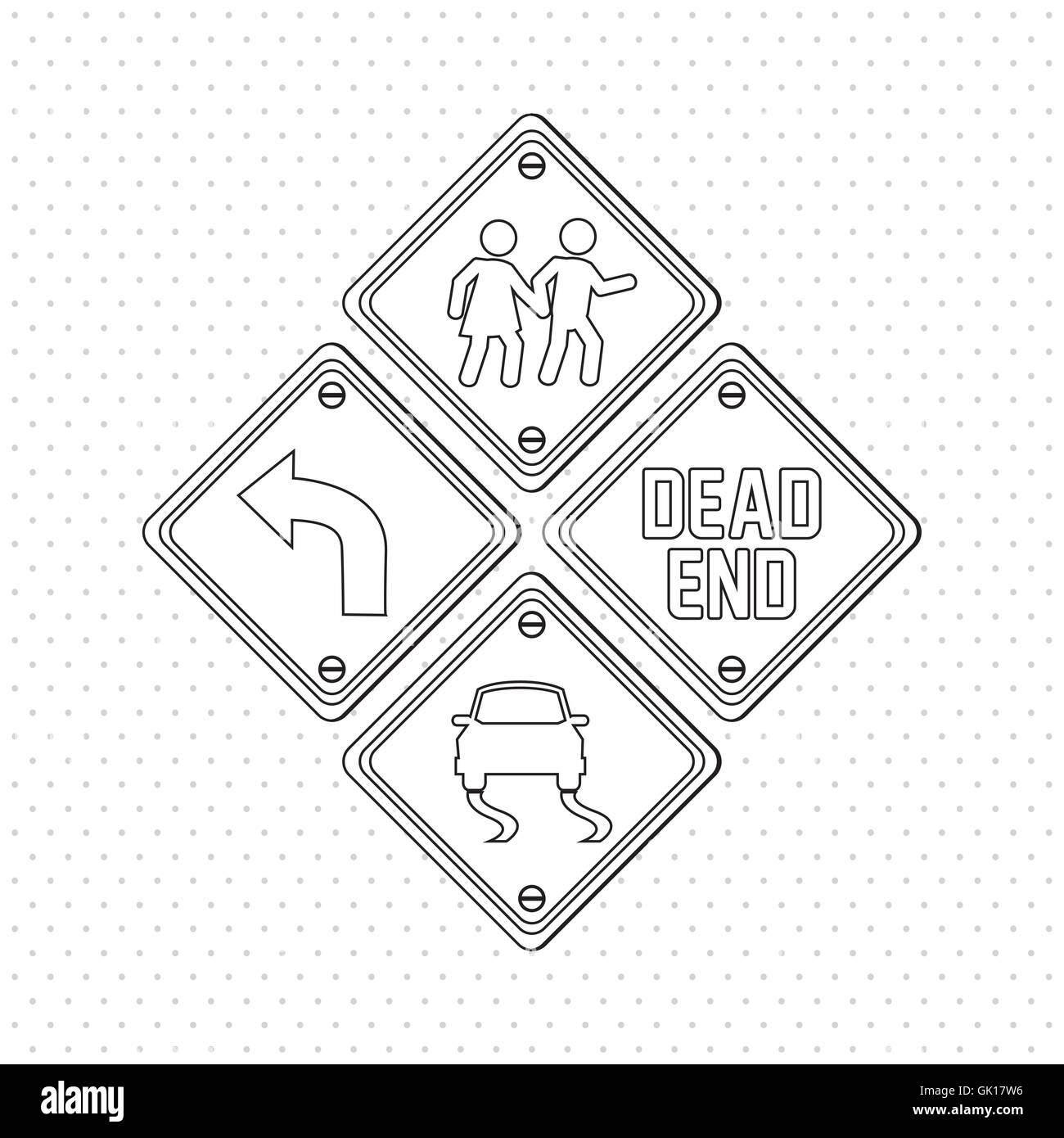 Road sign design , vector illustration Stock Vector Image & Art - Alamy