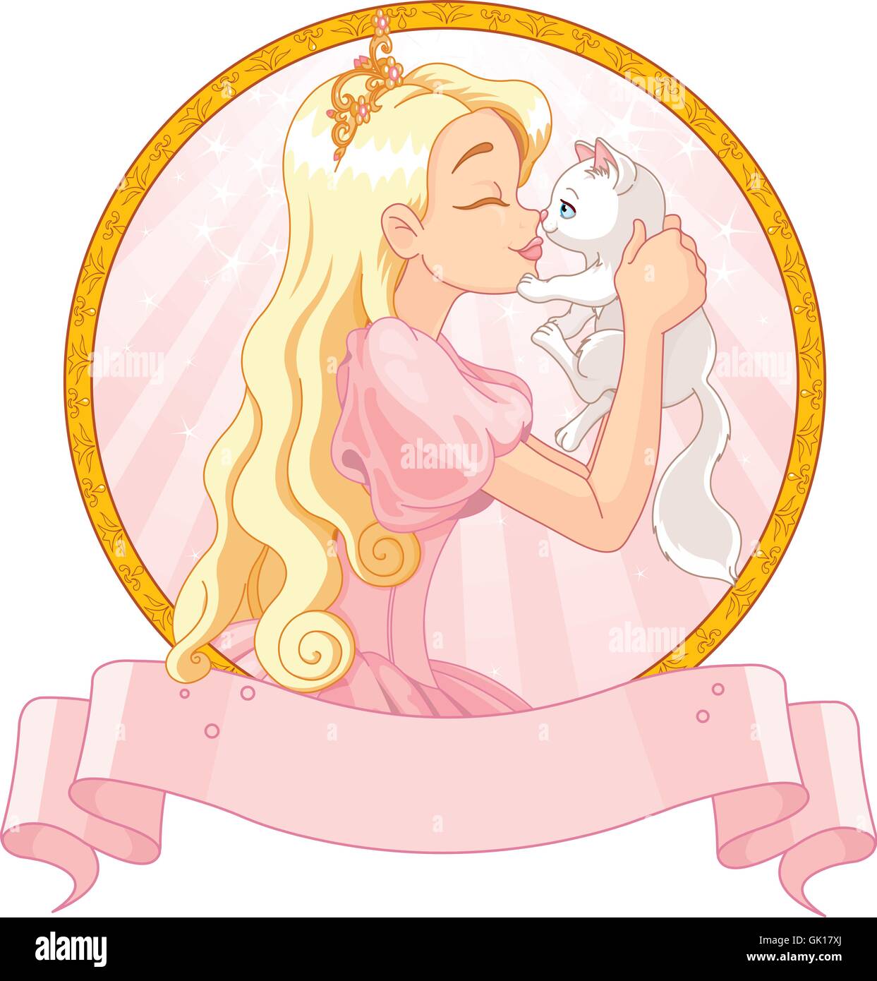 Light pink crown Stock Vector Images - Alamy