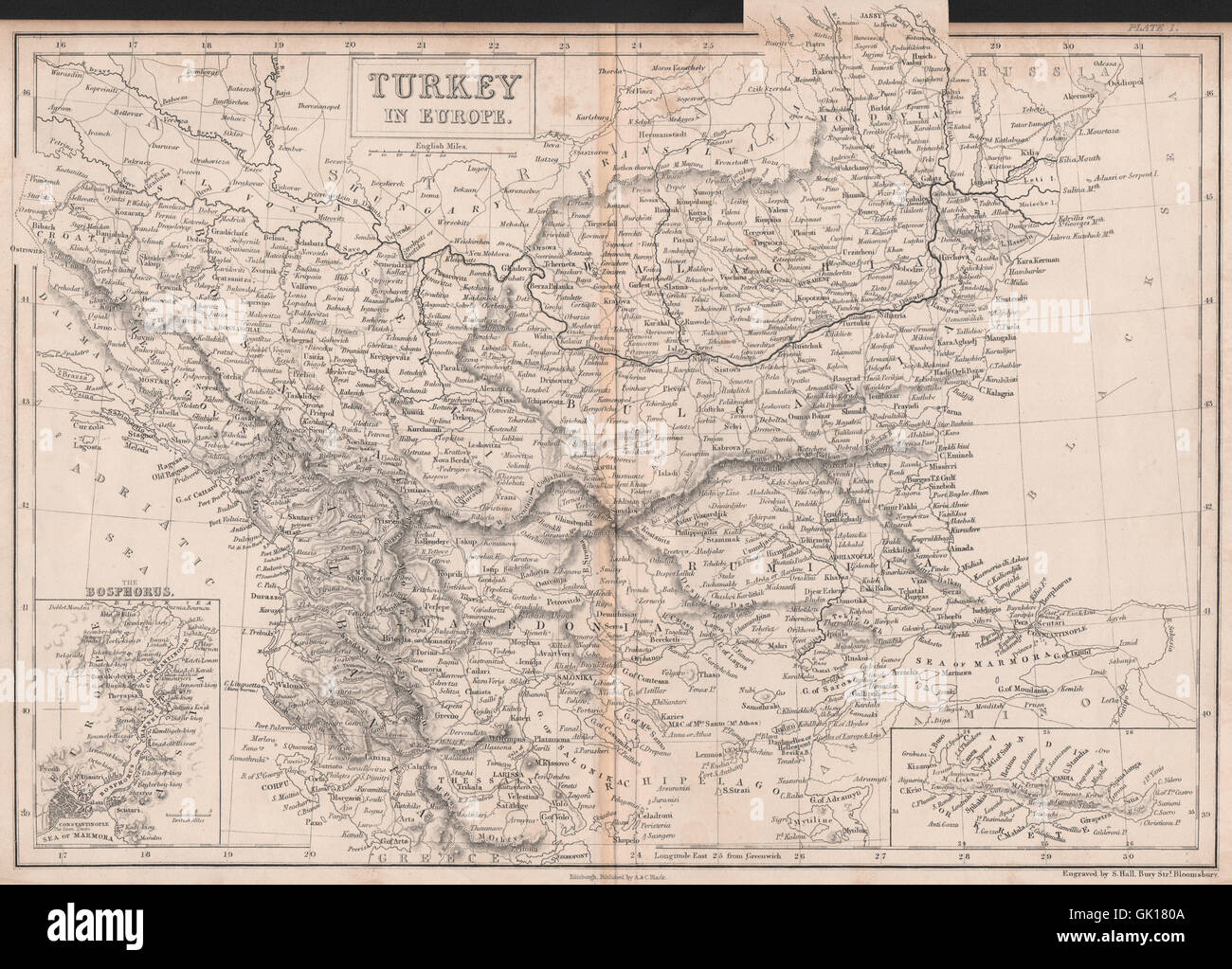 Bosphorus maps hi-res stock photography and images - Alamy