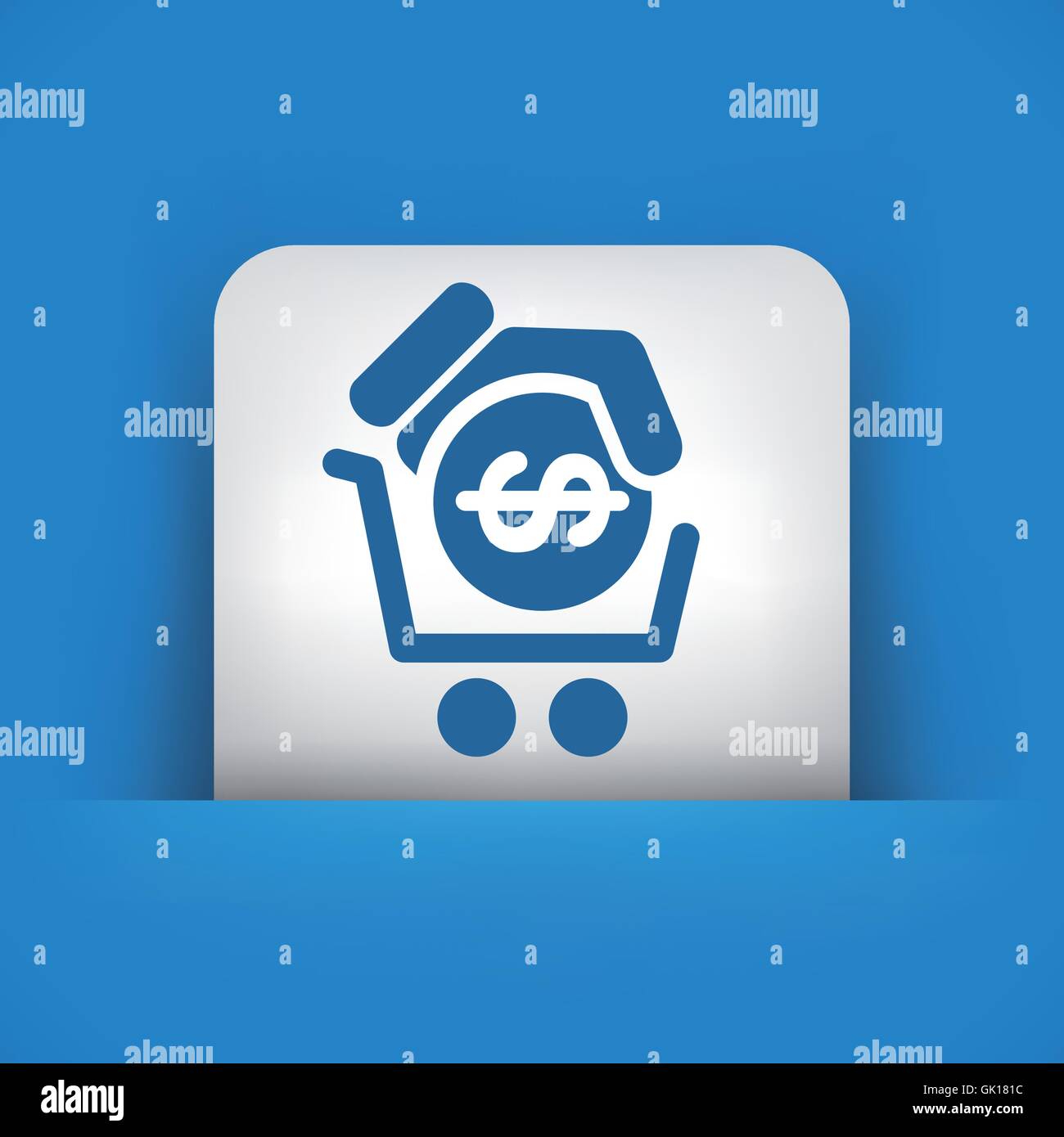 Money cart icon Stock Vector Image & Art - Alamy