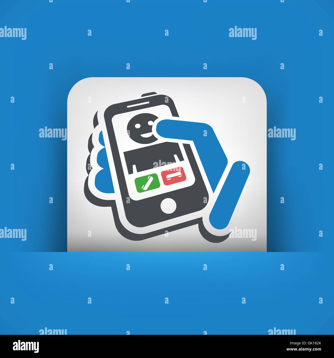 Incoming call phone Stock Vector Images - Alamy