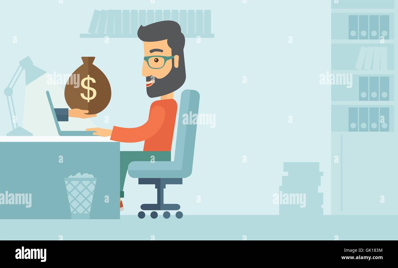 Desk laptop books Stock Vector Images - Alamy