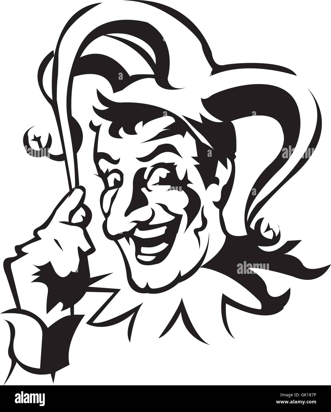 Laughing fool Stock Vector Images - Alamy