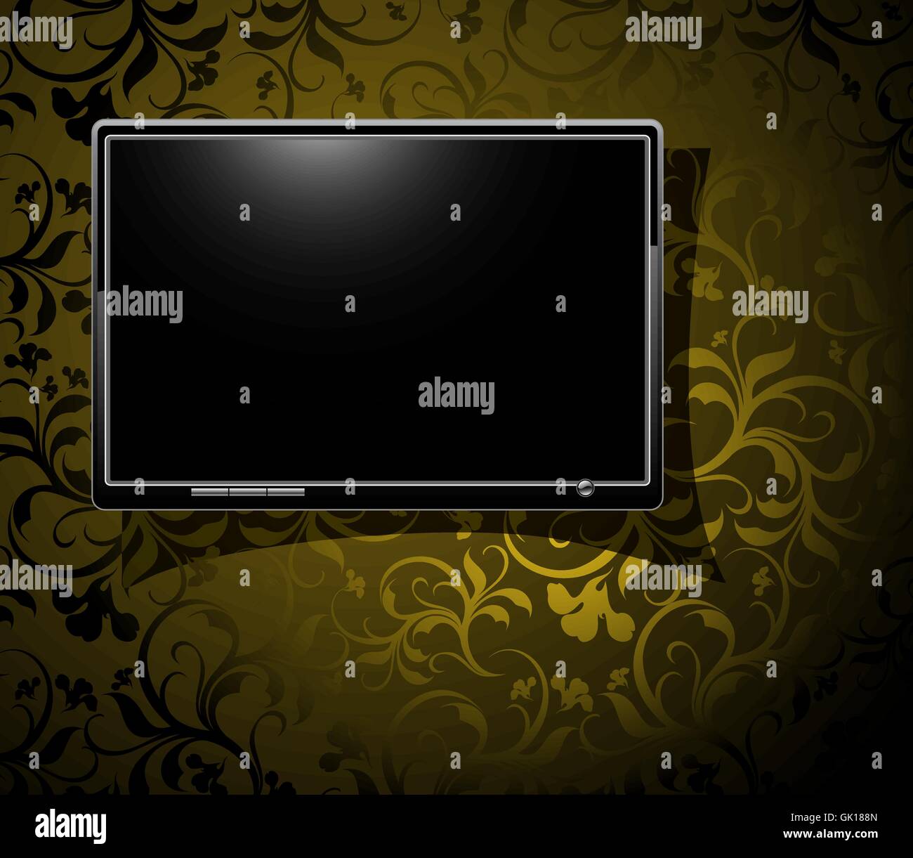 Panel background black Stock Vector Images - Alamy