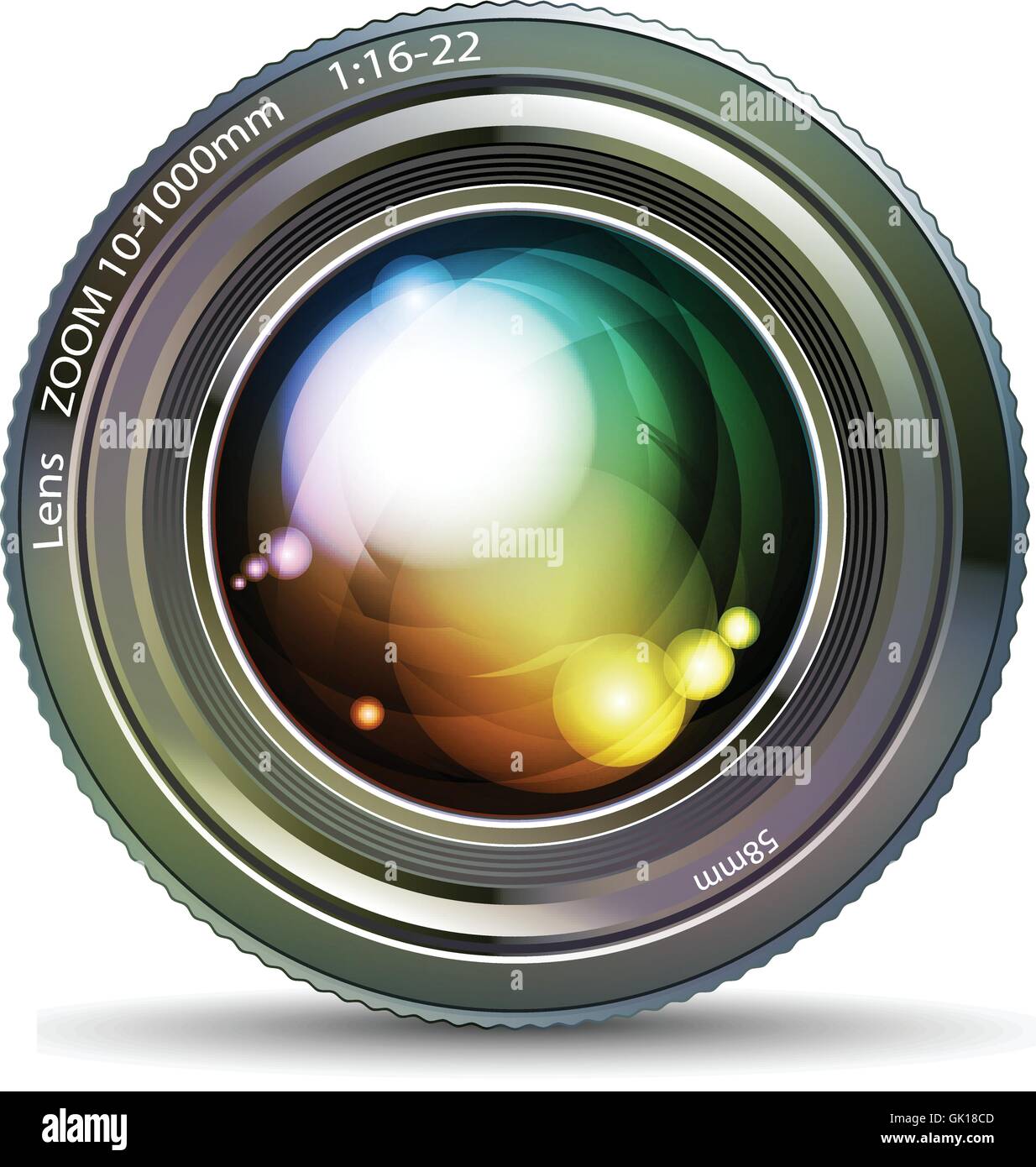 Lens unit Stock Vector Images - Alamy