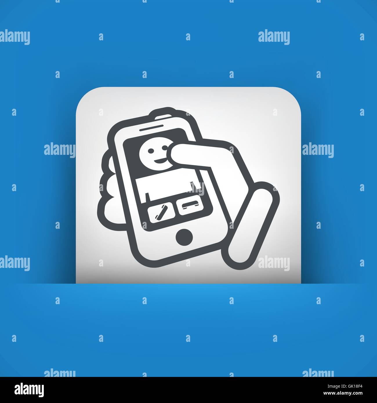 Smart phone incoming call Stock Vector Images - Alamy